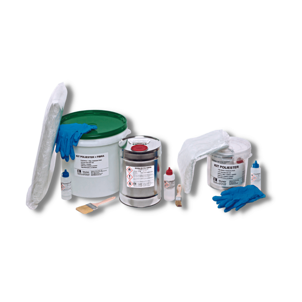 Kit de Poliester + Fibra Completo - LEYSER COMPOSITES S.L.